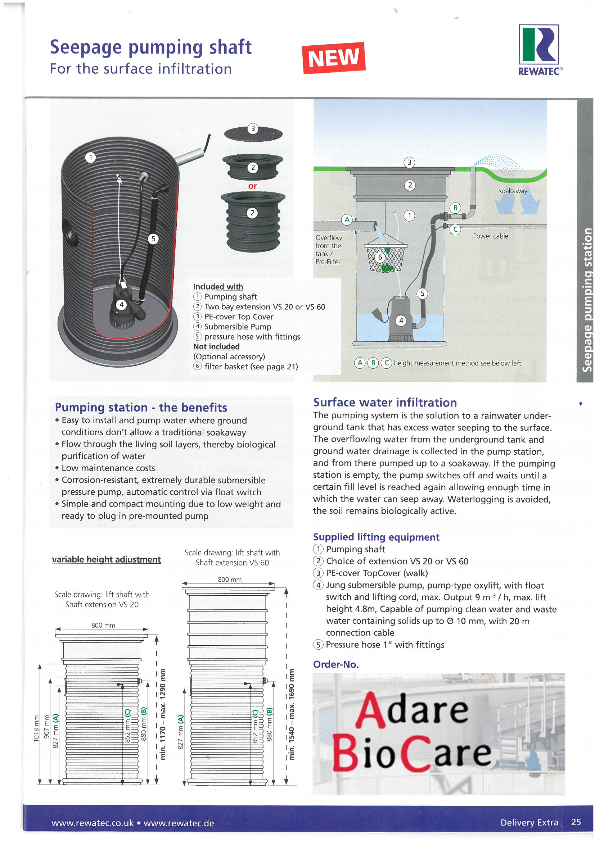 Seepage Shaft - Adare Biocare Ltd